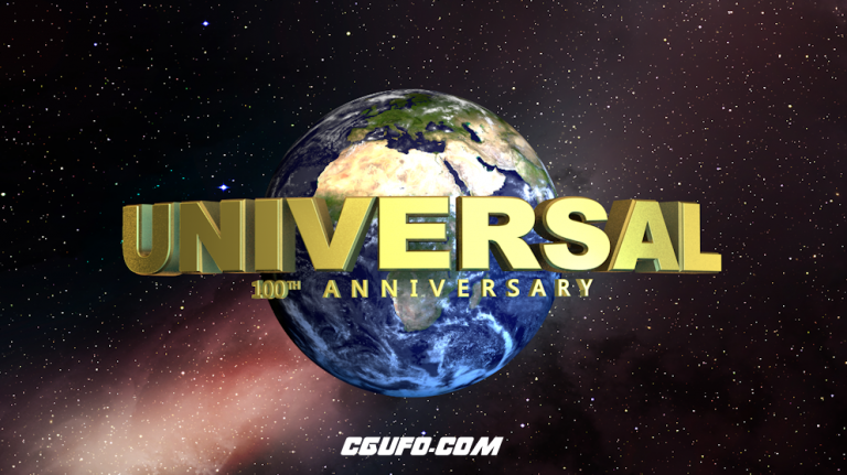 C4D地球旋转片头工程 C4D临摹 UNIVERSAL - CGUFO