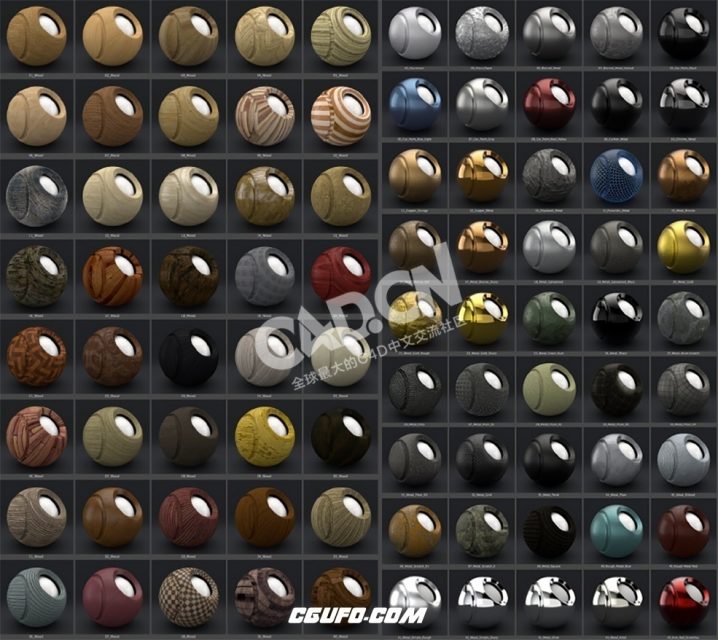 265个C4D Arnold阿诺德渲染器材质预设 Arnold Shader Suite C4D v1.0 - CGUFO