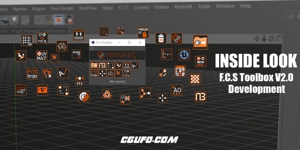 C4D游戏开发及布景开发工具盒 FCS Tools Box Pc/Mac Patch - CGUFO