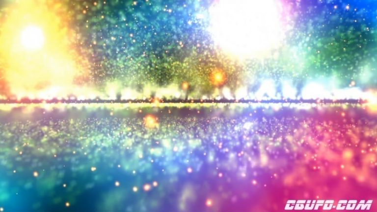 3577梦幻星光粒子背景高清视频素材 - CGUFO
