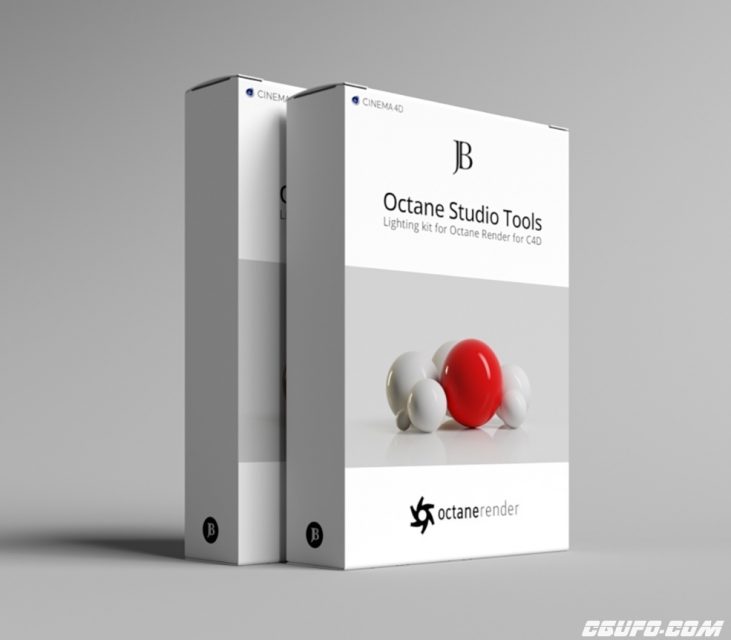 C4D Octane灯光环境预设包 octane studio tools 1.0.lib4d - CGUFO