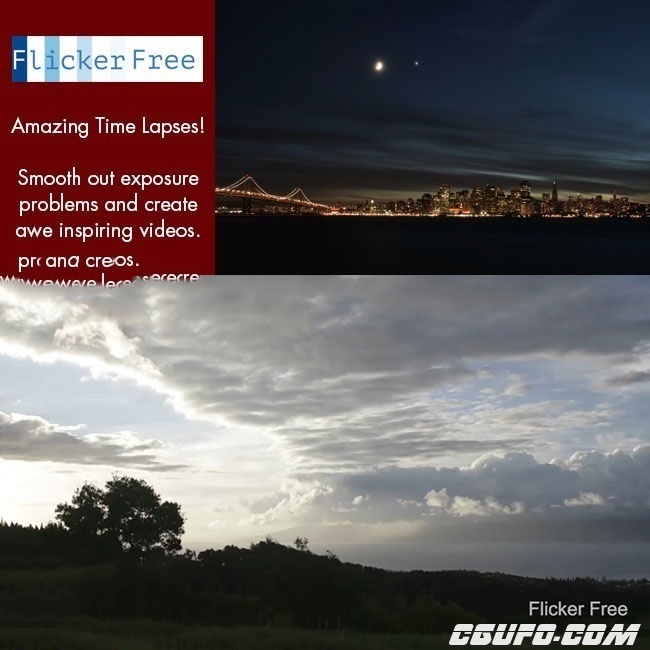 年费VIP专享视频延时闪烁闪屏去闪插件 Flicker Free AE/PR/FCPX Win/Mac - CGUFO