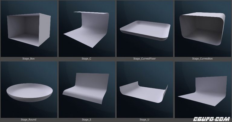 265组C4D阿诺德渲染器HDR材质灯光场景预设 - CGUFO