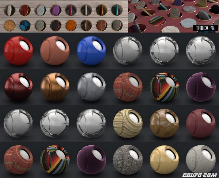 265组C4D阿诺德渲染器HDR材质灯光场景预设 - CGUFO