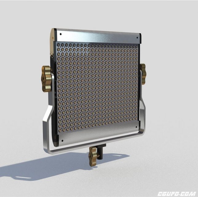 LED射灯C4D模型 Cinema 4D 3D Model LED Light - CGUFO