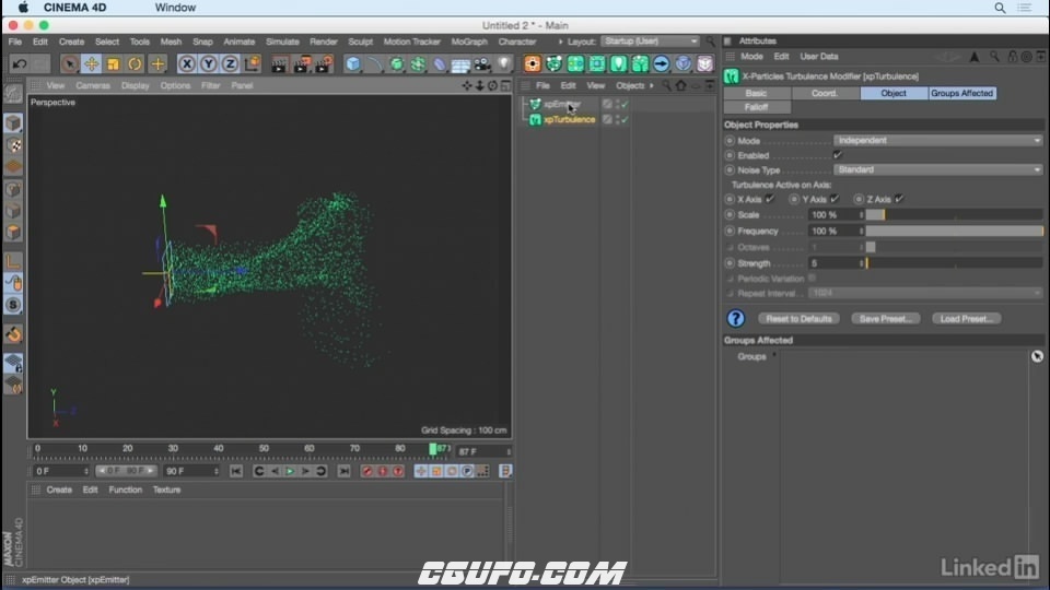 C4d Xp粒子插件使用教程 Lynda X Particles 4 For Cinema 4d Essential Training
