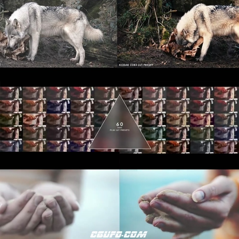 电影质感日系小清新MV调色预设 LUTS FILM (FCPX/达芬奇/AE/Pr等) - CGUFO